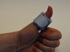 The ViSi Mobile® Reusable cNIBP & SpO2 Thumb Sensor