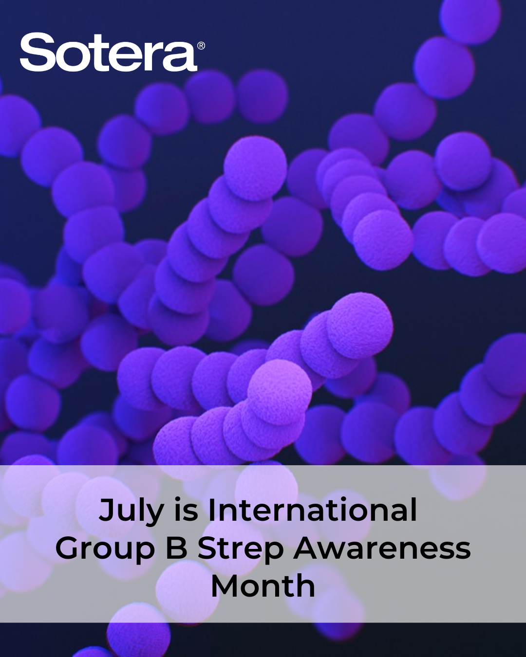 July is International Group B Strep Awareness Month