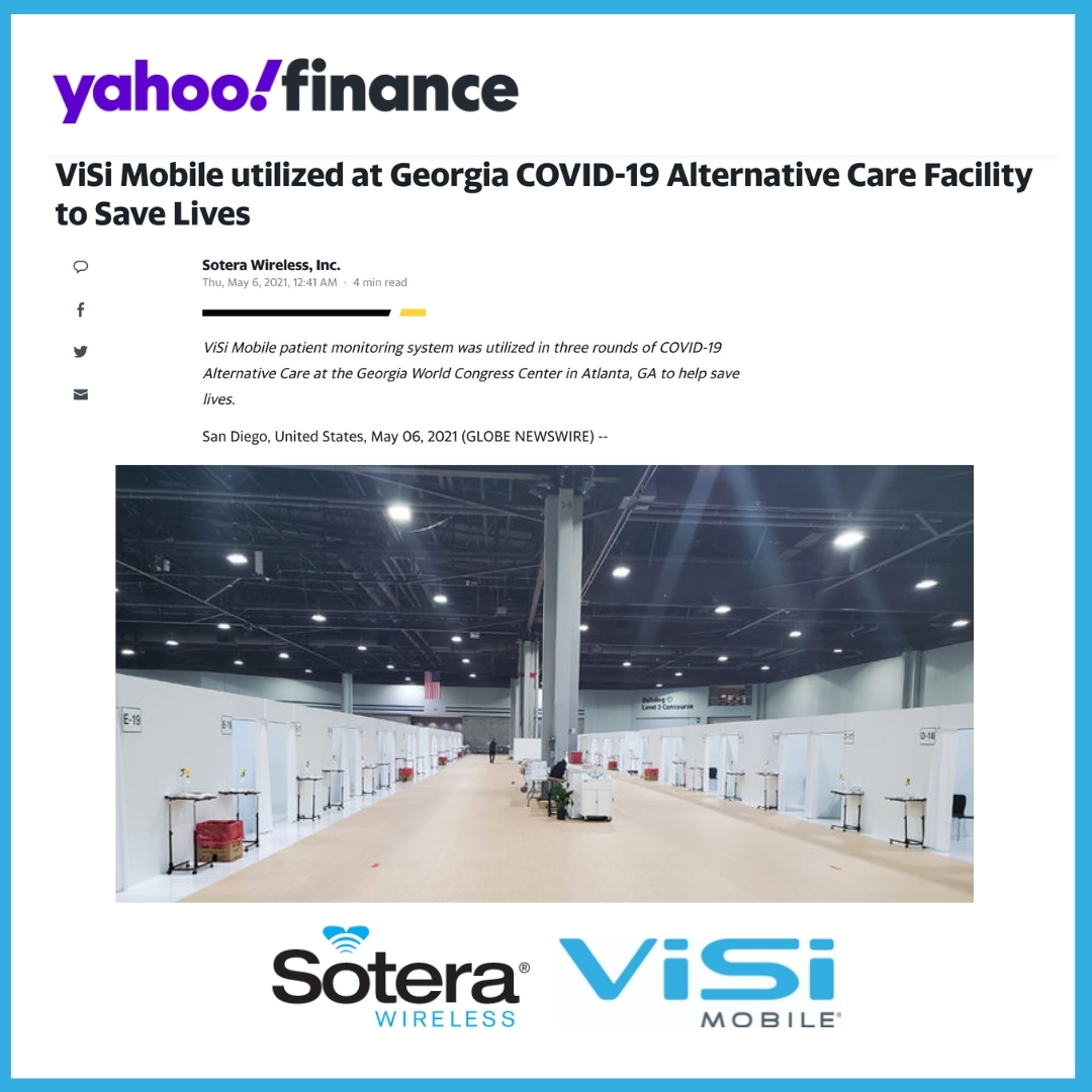 ViSi Mobile Utilized at Georgia Alternative Care Facility